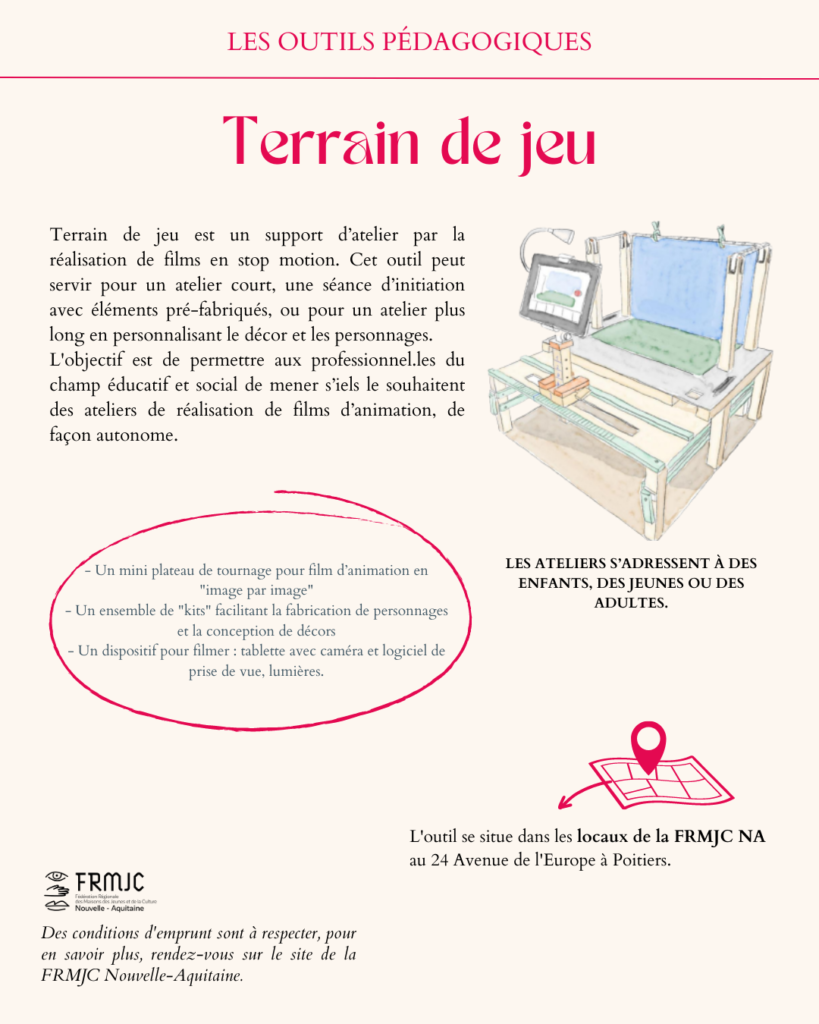 Terrain de jeu - Fédération Régionale des MJC Nouvelle-Aquitaine